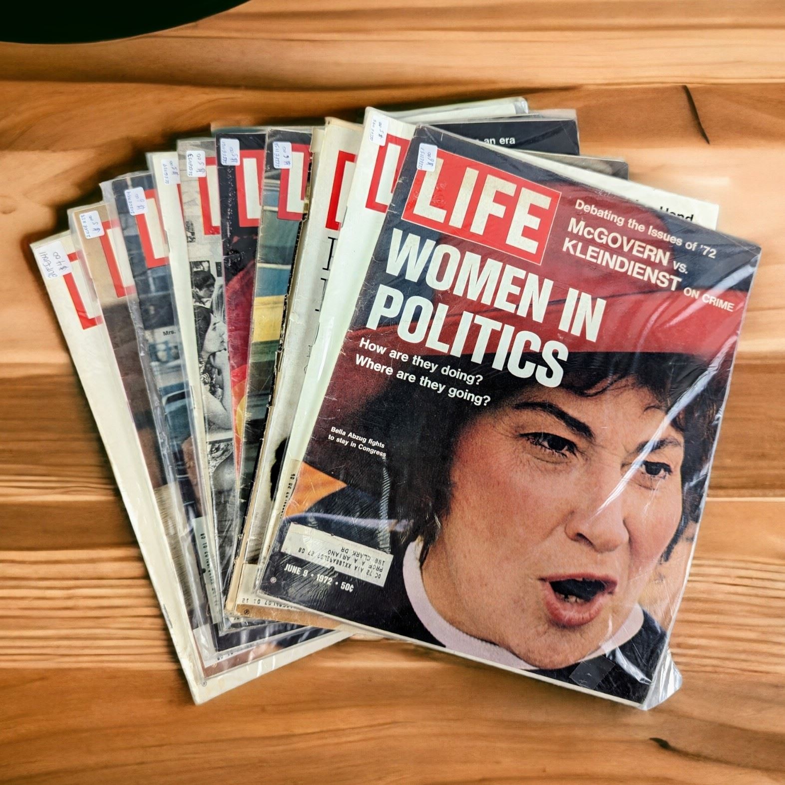 Set of 10 Life Magazines 1970's