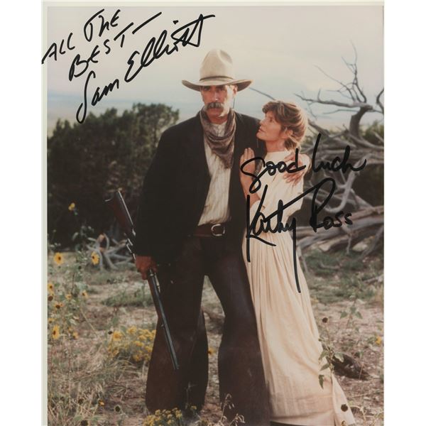 Sam Elliott and Katharine Ross signed "Conagher" movie photo