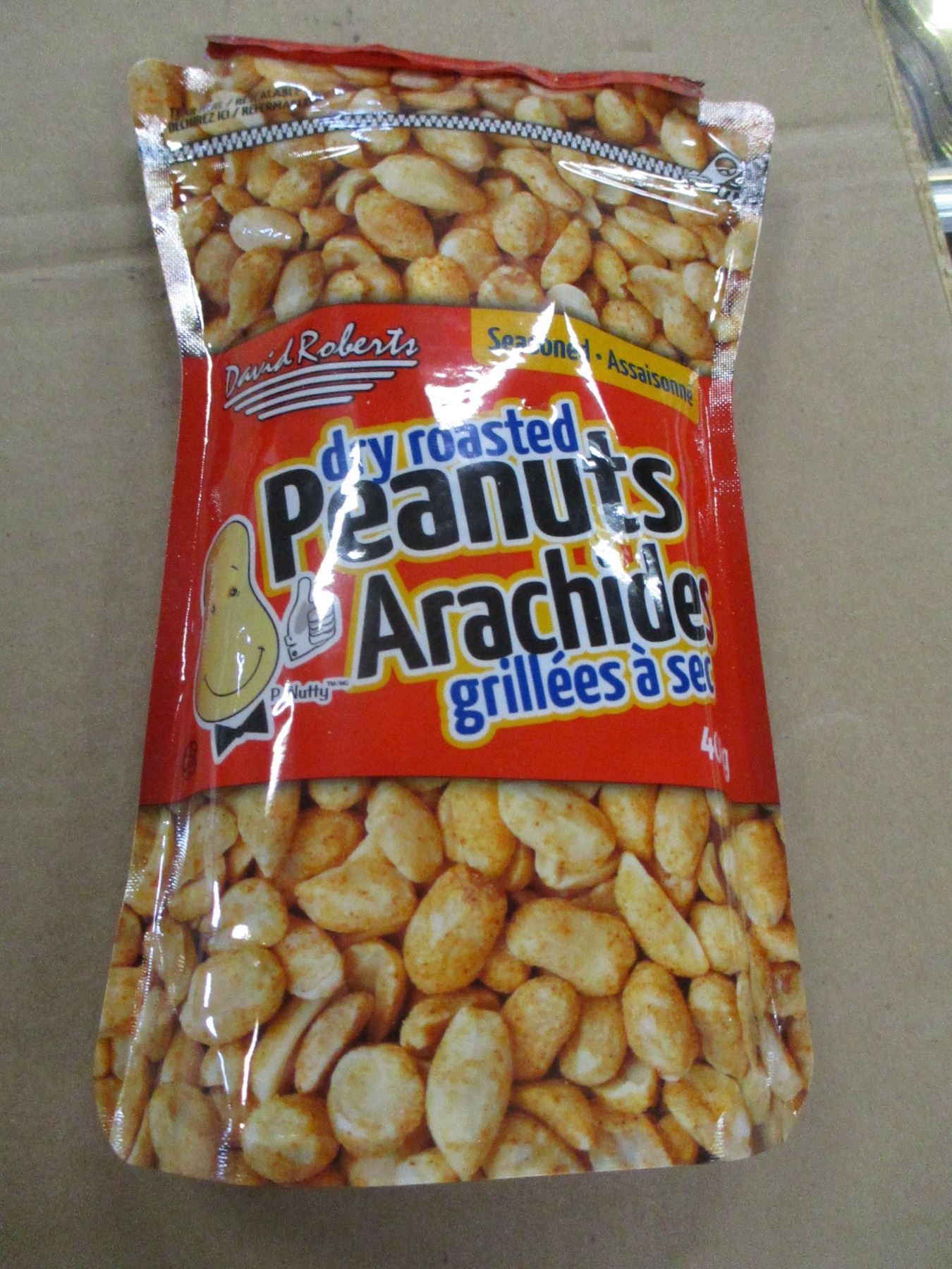SEASONED DRY ROASTED PEANUTS (400G) - BAG