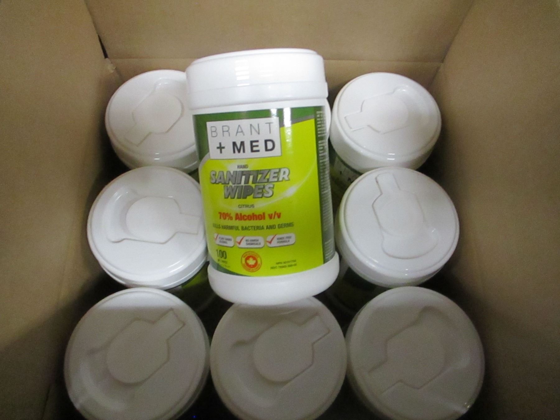 NEW: BRENT MEDI WIPES (9 X 100 WIPES) - PER CASE