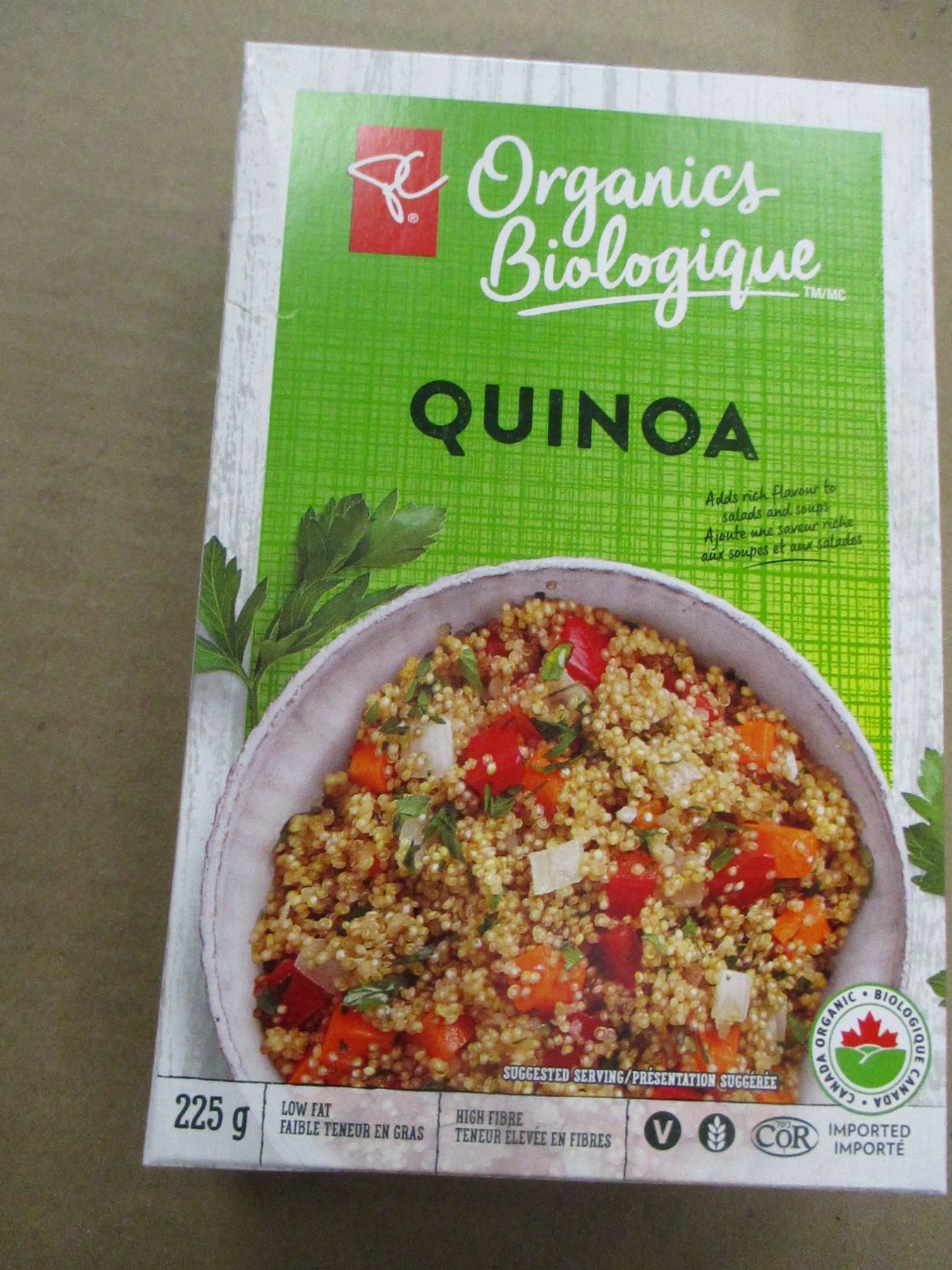 SHELF PULLS (AS IS): QUINOA (225 G) - BOX
