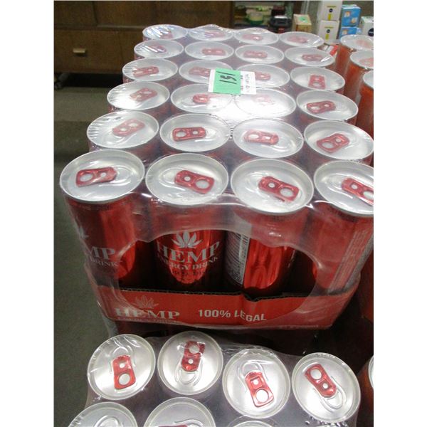 RASPBERRY HEMP ENERGY DRINK (24 CANS) - BOX
