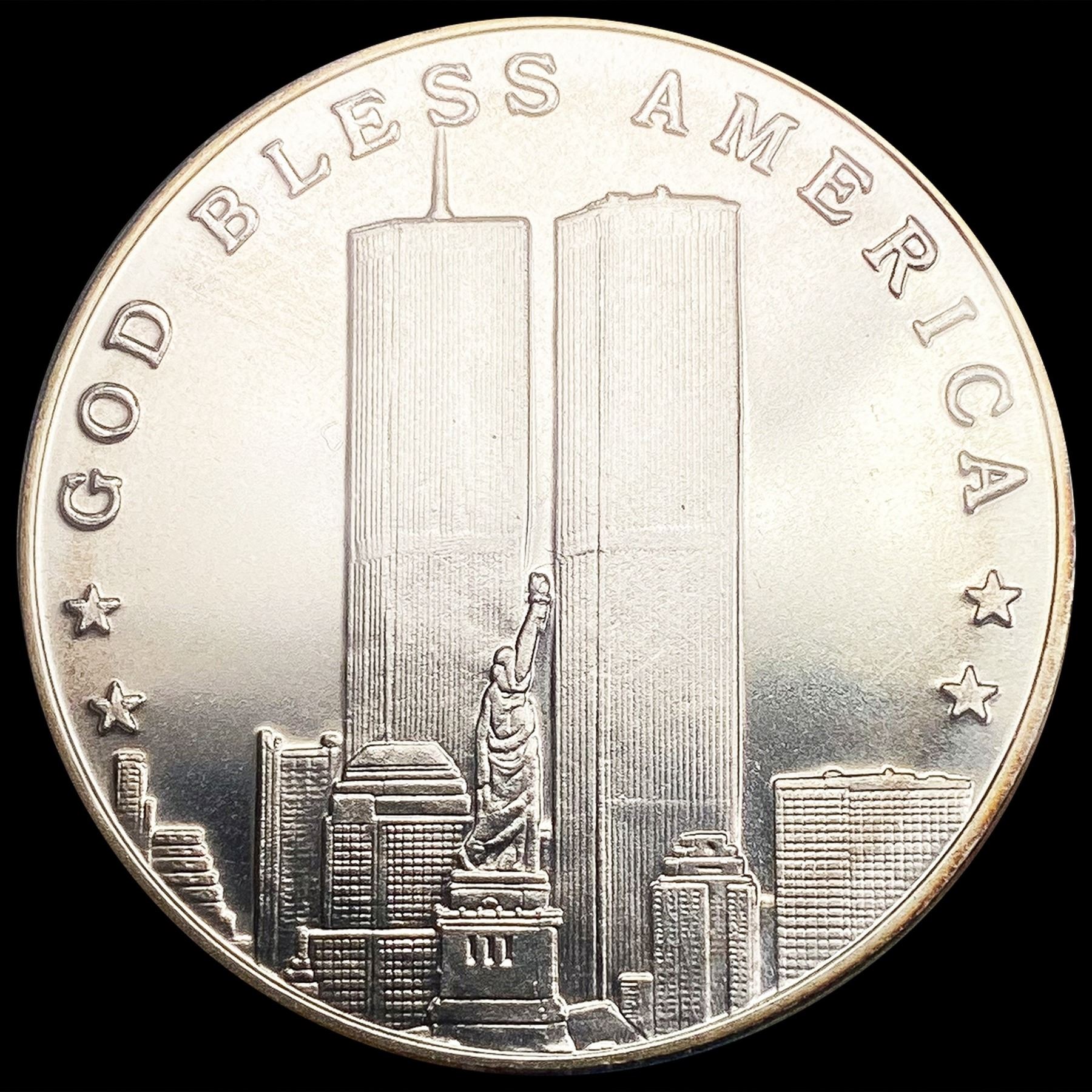 9/11 1oz Silver Round SUPERB GEM BU