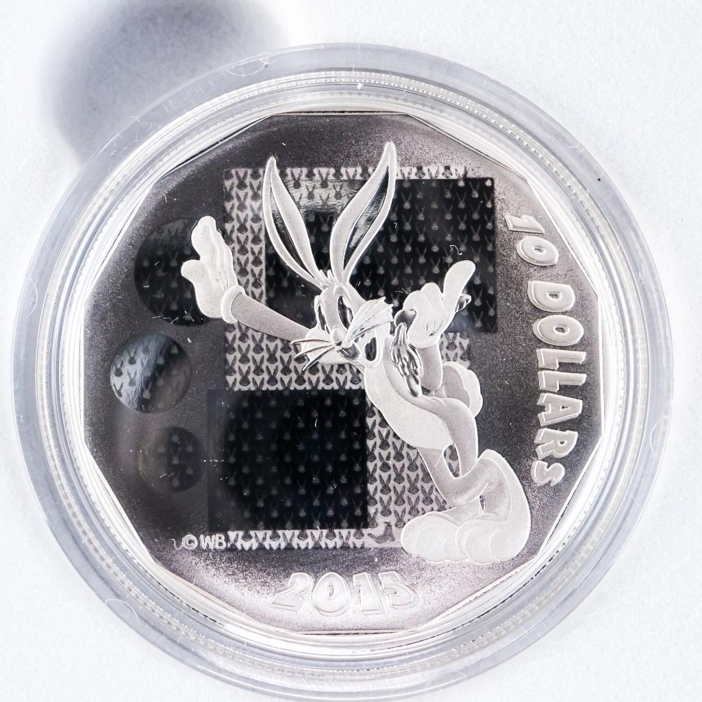 Warner Bros. /RCM Looney Tunes Series - .9999 Fine Silver $10 Coin ...