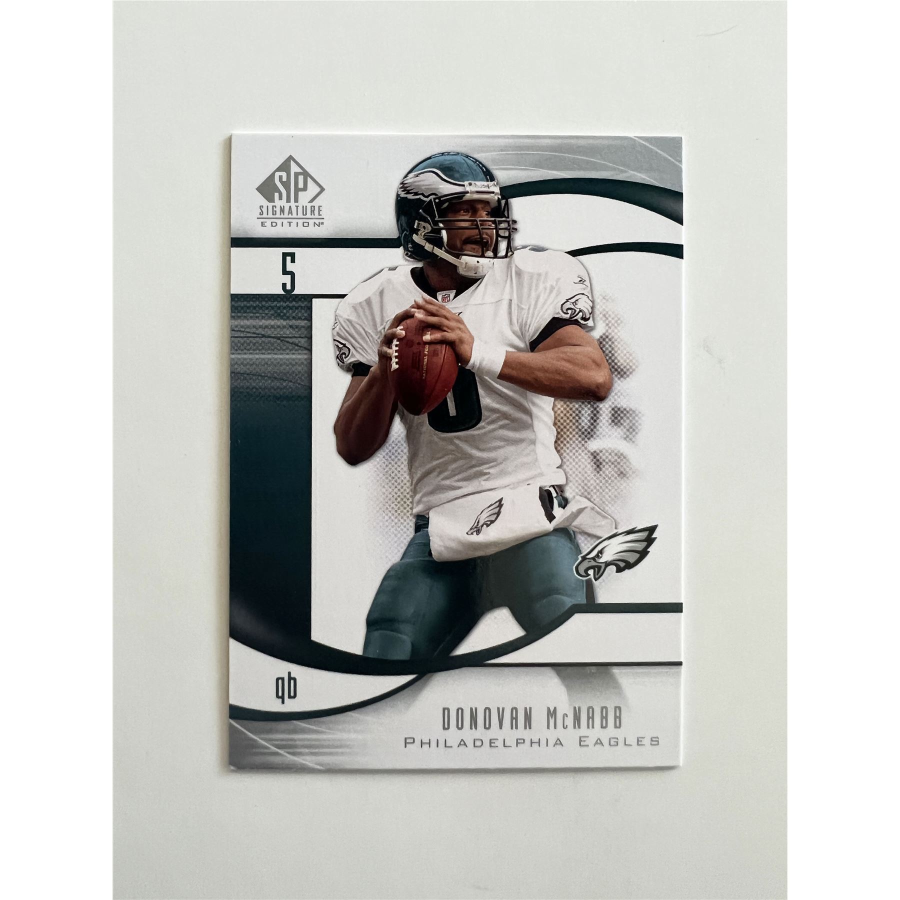 Philadelphia Eagles Donovan McNabb SP Signature Edition Football Card