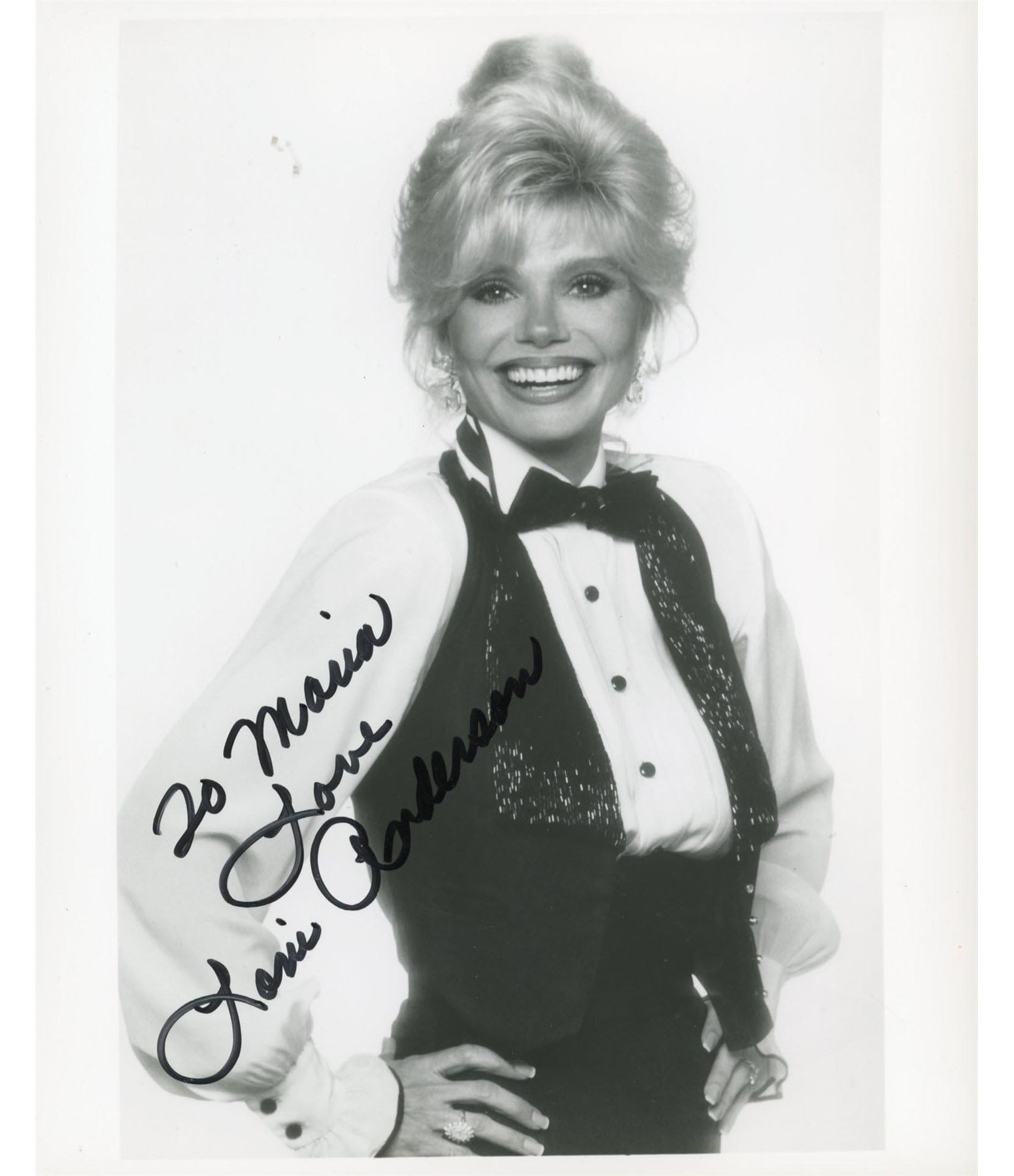 Loni Anderson signed photo