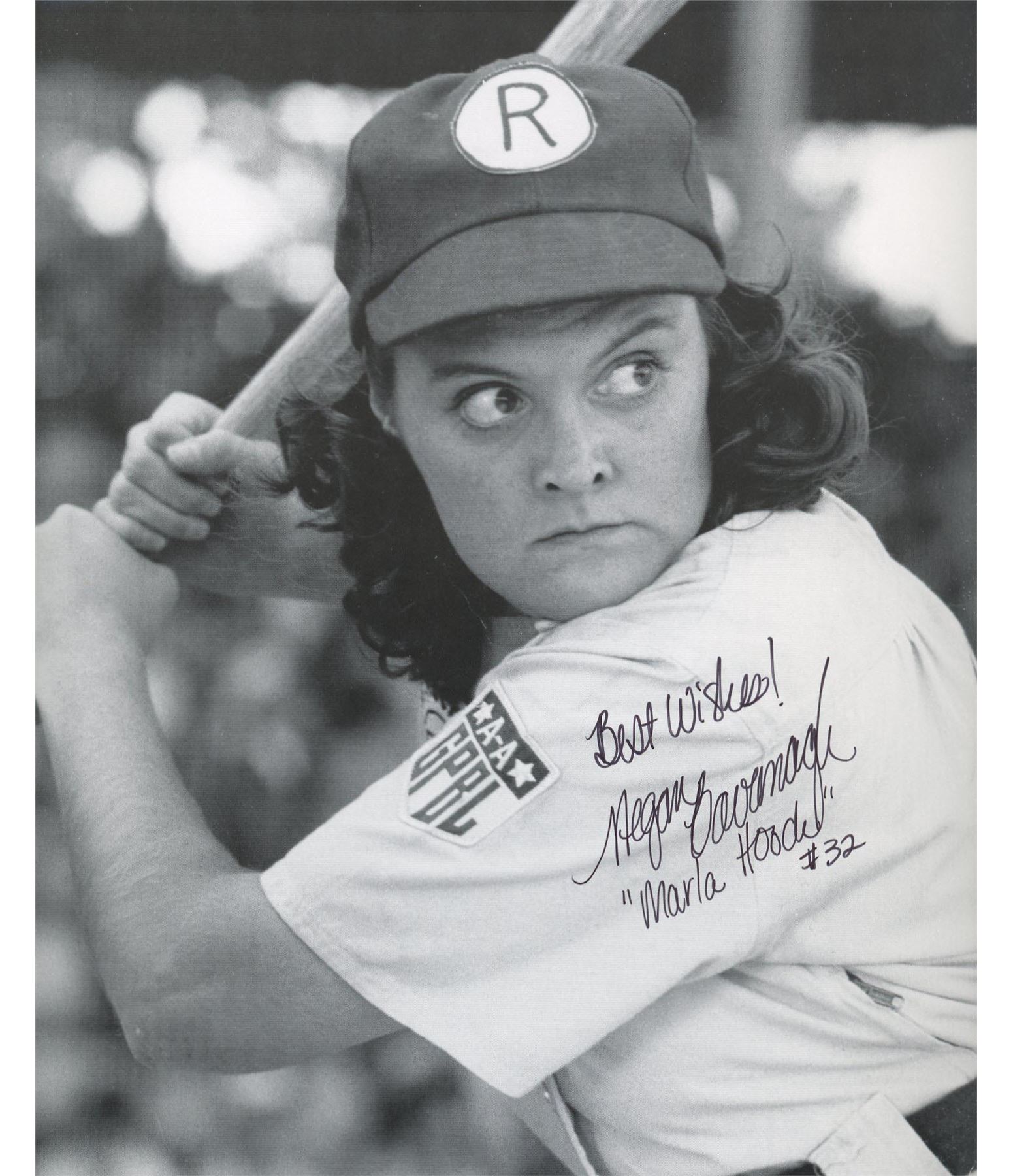 Megan Cavanagh signed A League of Their Own photo