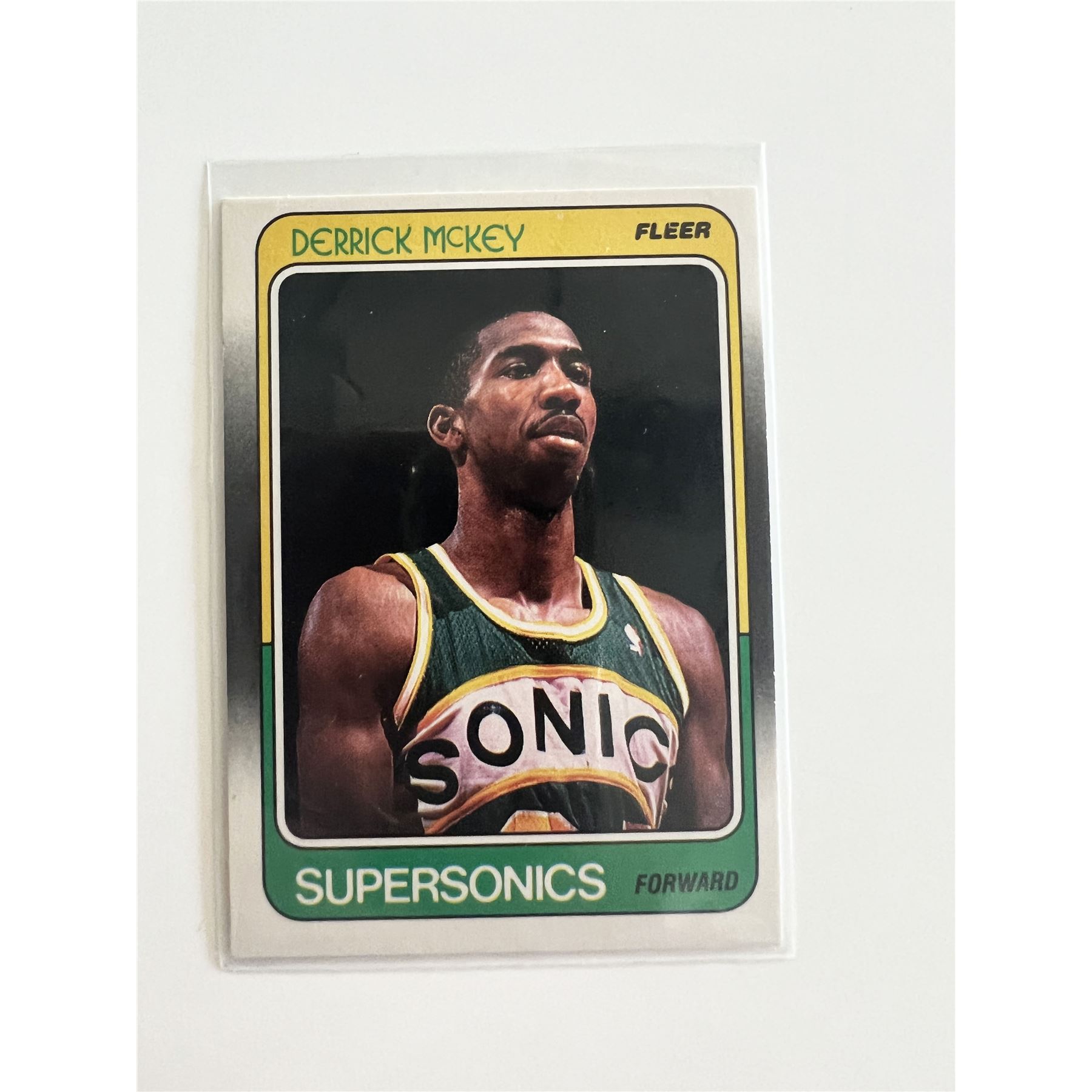 Seattle Supersonics Derrick McKey 1988 Fleer #109 Basketball Card