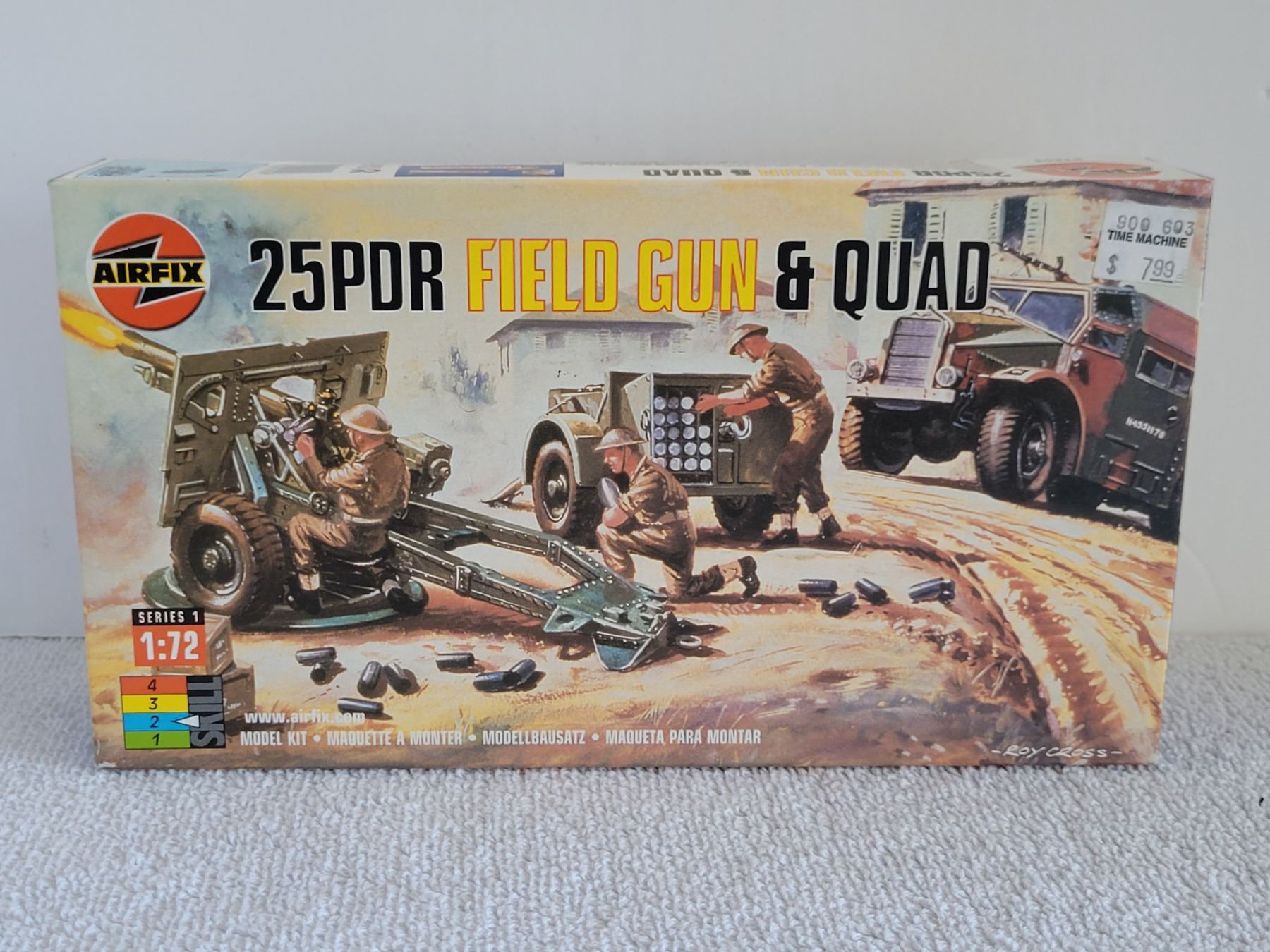 AIRFIX 25 PDR FIELD FUN & QUAD MODEL KIT
