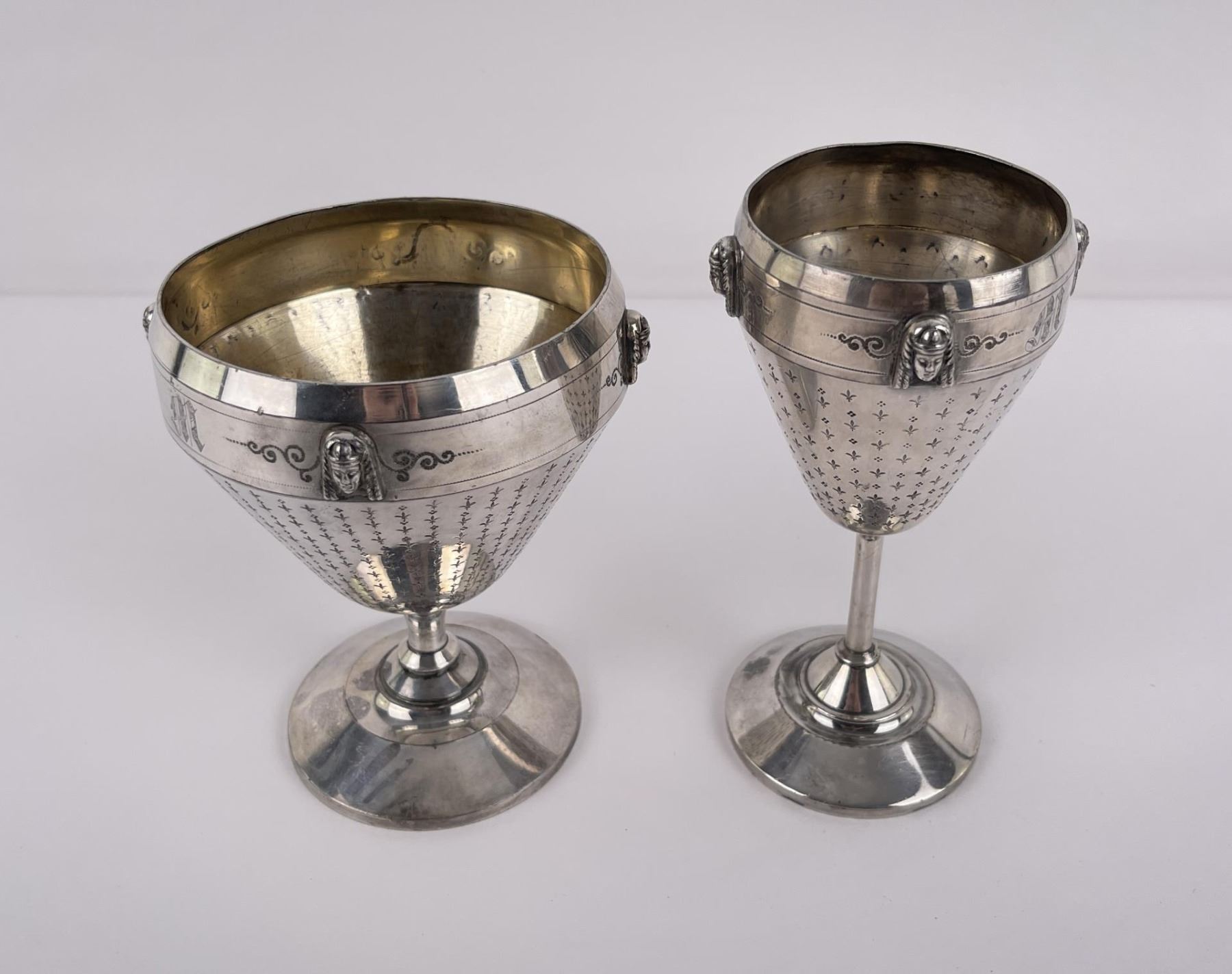 Meriden Britannia Silver Plate 1506 Goblets