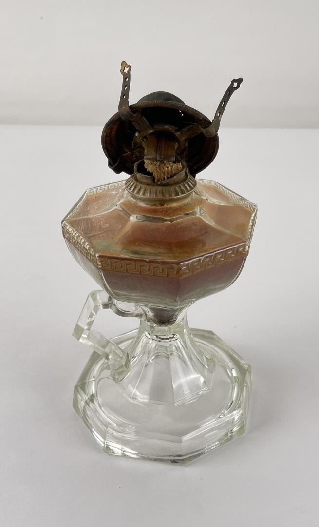 Antique Kerosene Glass Finger Lamp Antique Kerosene Glass Finger Lamp