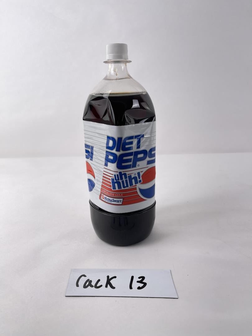 Sealed 1990s Vintage Diet Pepsi 2 Liter Bottle