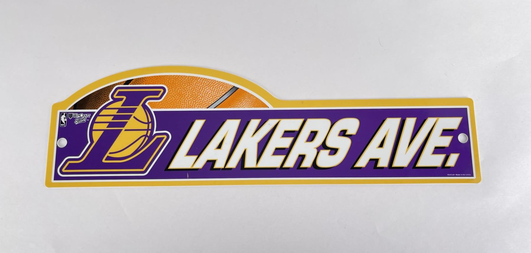 Wincraft Sports Lakers Ave Street Sign