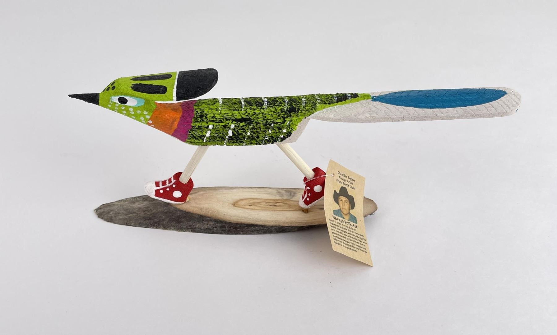 Chandler Begaye Navajo Folk Art Wood Carving