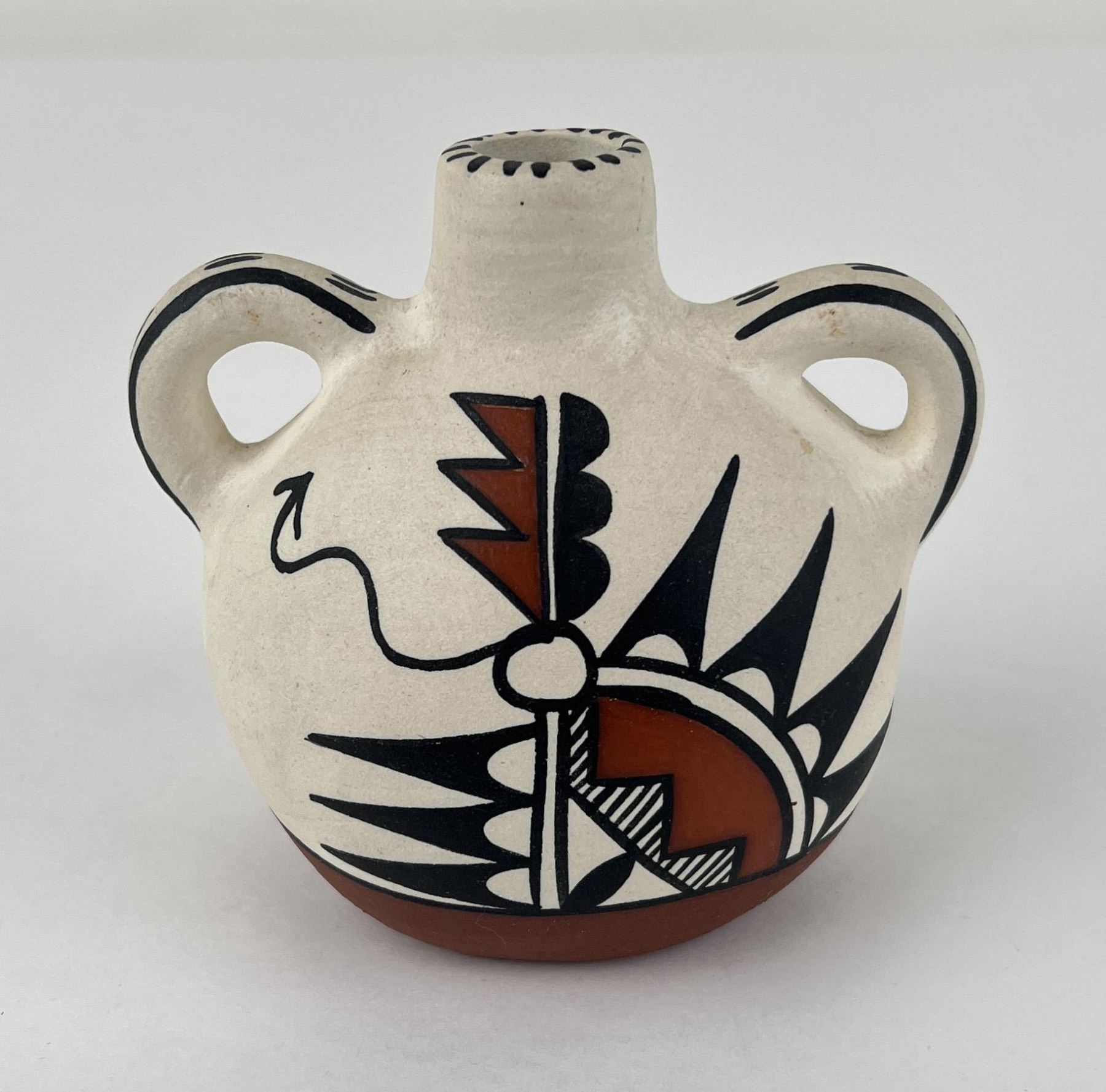Mary Rose Toya Jemez Pueblo Canteen Pot