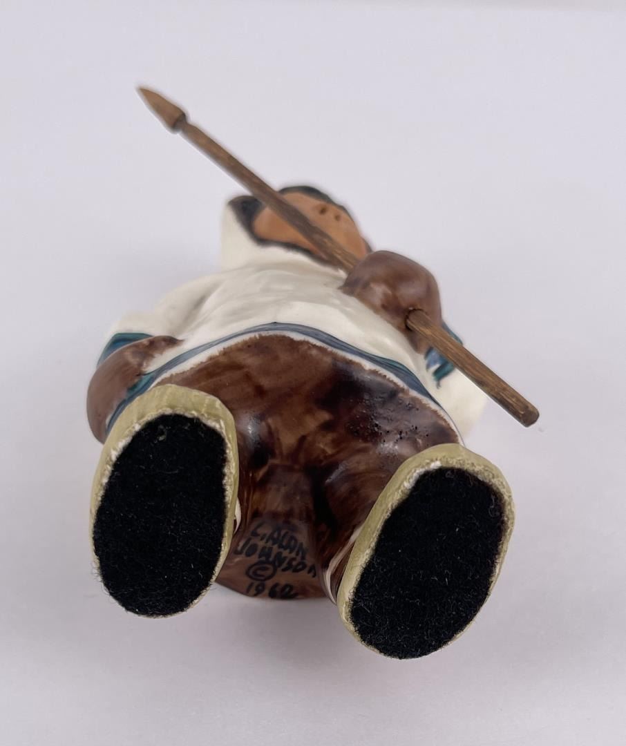 1962 C Alan Johnson Eskimo Figurine Koyuk