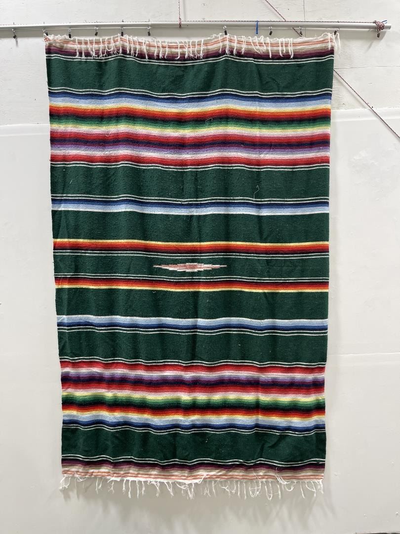Mexican Wool Serape Saltillo Blanket