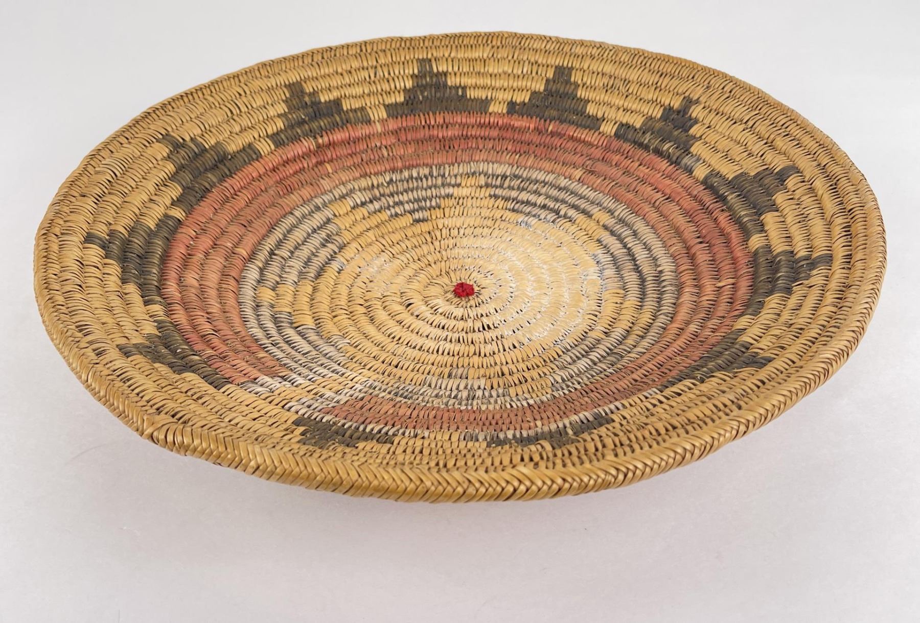 Large Navajo Indian Wedding Basket