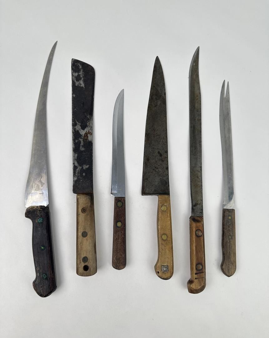 Antique Montana Indian Butcher Knives