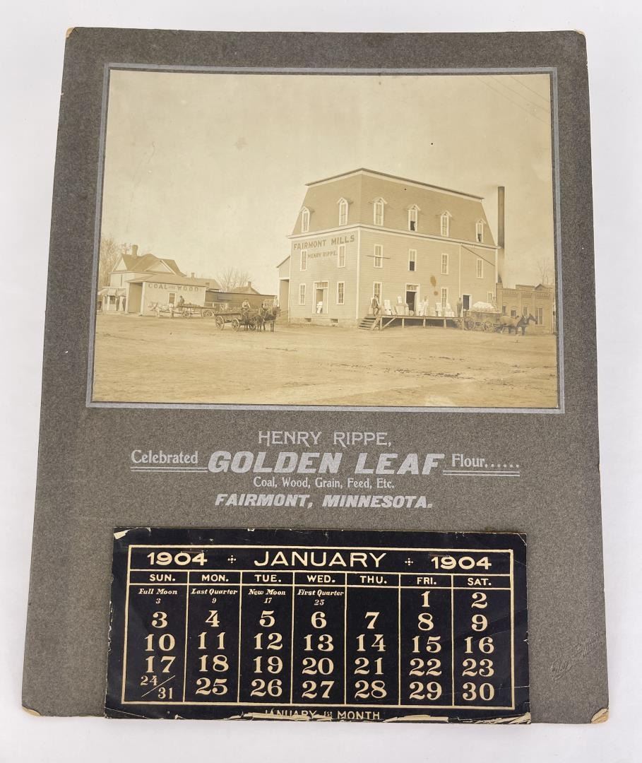 Golden Leaf Flour Fairmont Minnesota Calendar