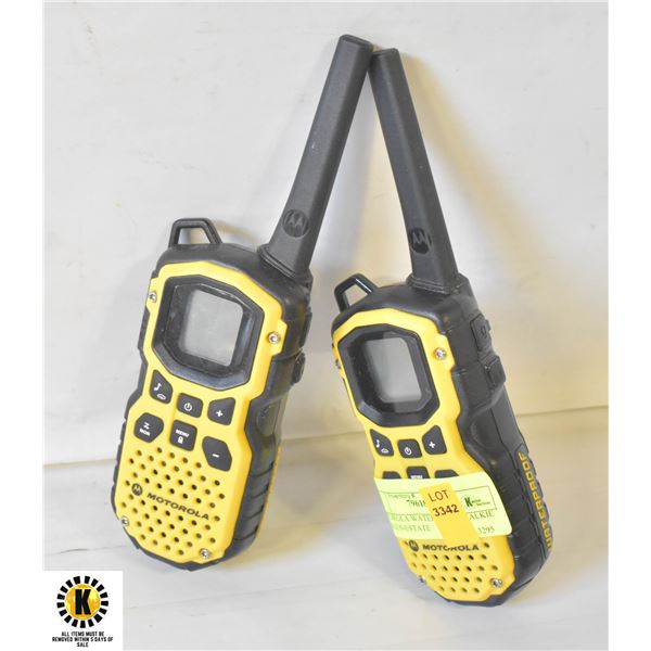 Motorola Waterproof Walkie Talkies Estate