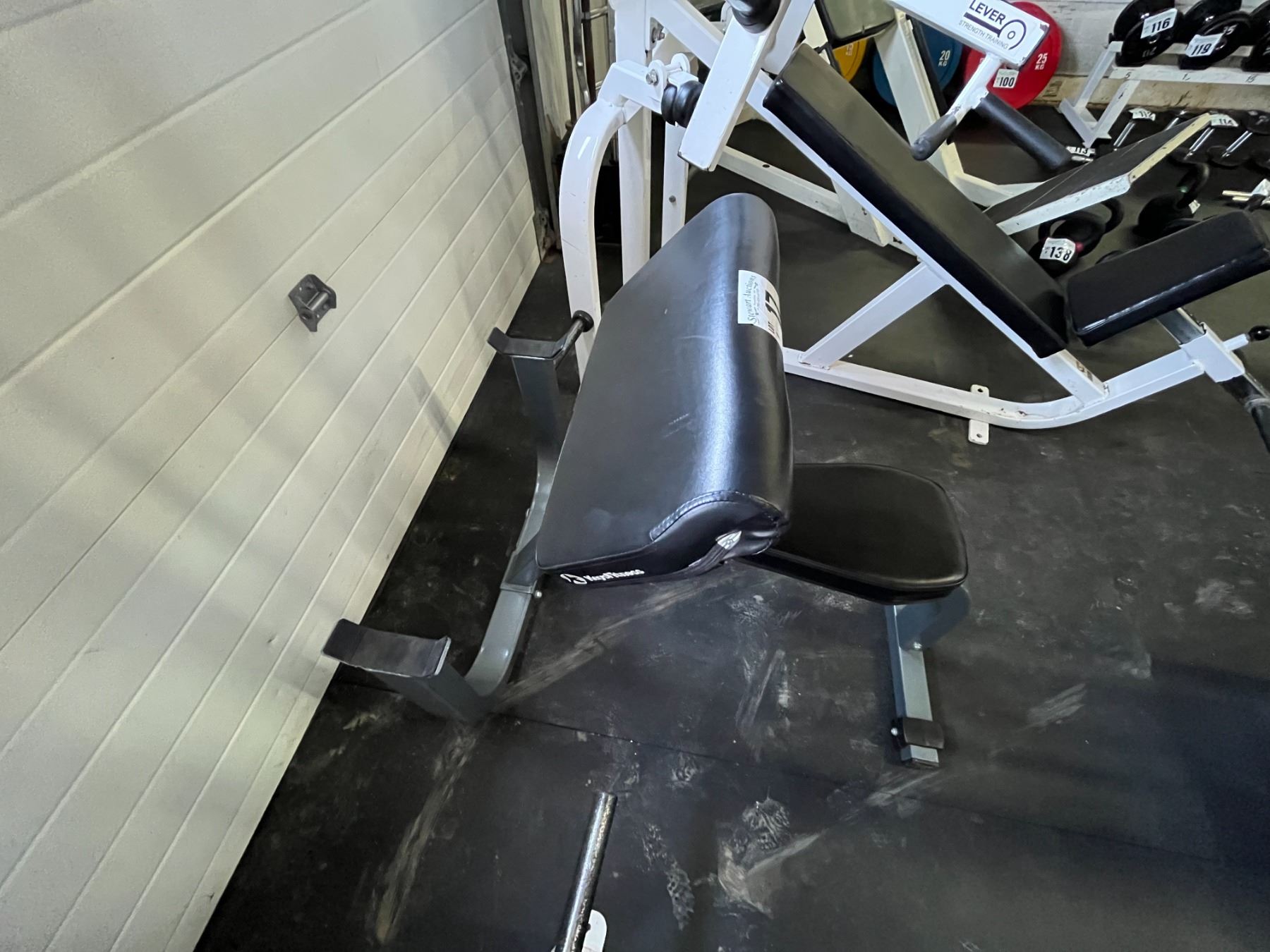 Key Fitness Preacher Curl Bench