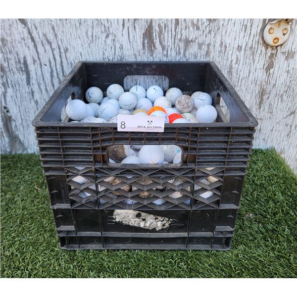 Assortment Of Experienced Golf Balls And Range Balls Beck Auctions Inc