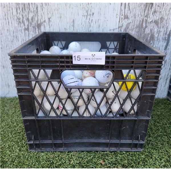 Assortment Of Experienced Golf Balls And Range Balls Beck Auctions Inc