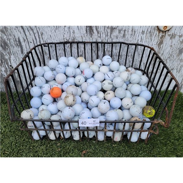 Basket Full Of Golf And Range Balls Beck Auctions Inc
