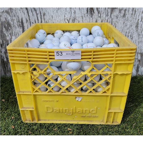 Basket Full Of Golf And Range Balls Beck Auctions Inc