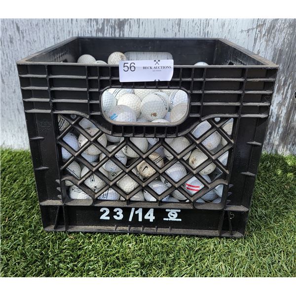 Basket Full Of Golf And Range Balls Beck Auctions Inc
