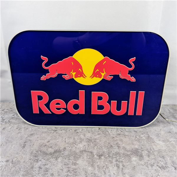 Red Bull Light Up Bar Sign