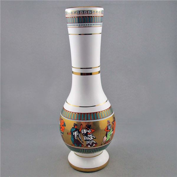 I. Spyropoulos 24K Gold Handmade Greek Vase