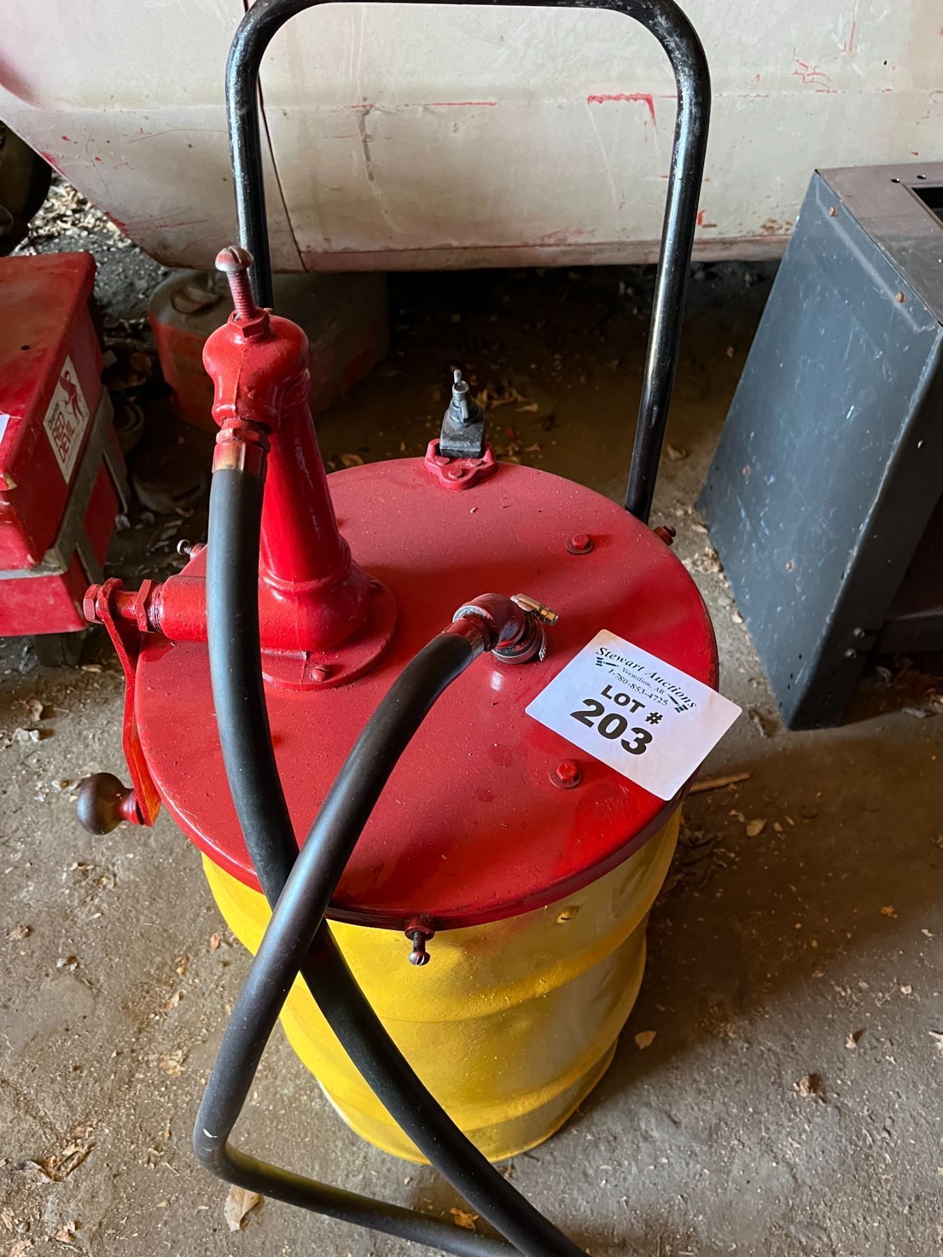 Transmission Oil fill barrel