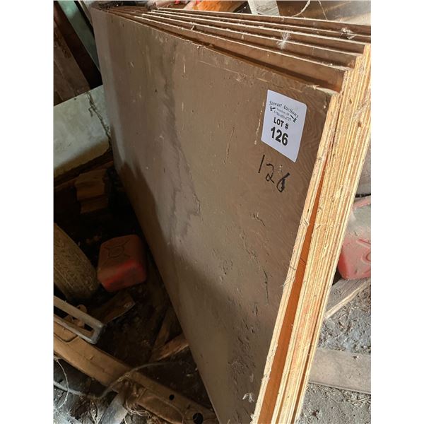 4 Sheets 4x8 3/4inch Ply