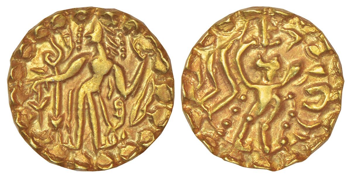 Ancient India: Samatata region, gold coinage of the post-Gupta period ...