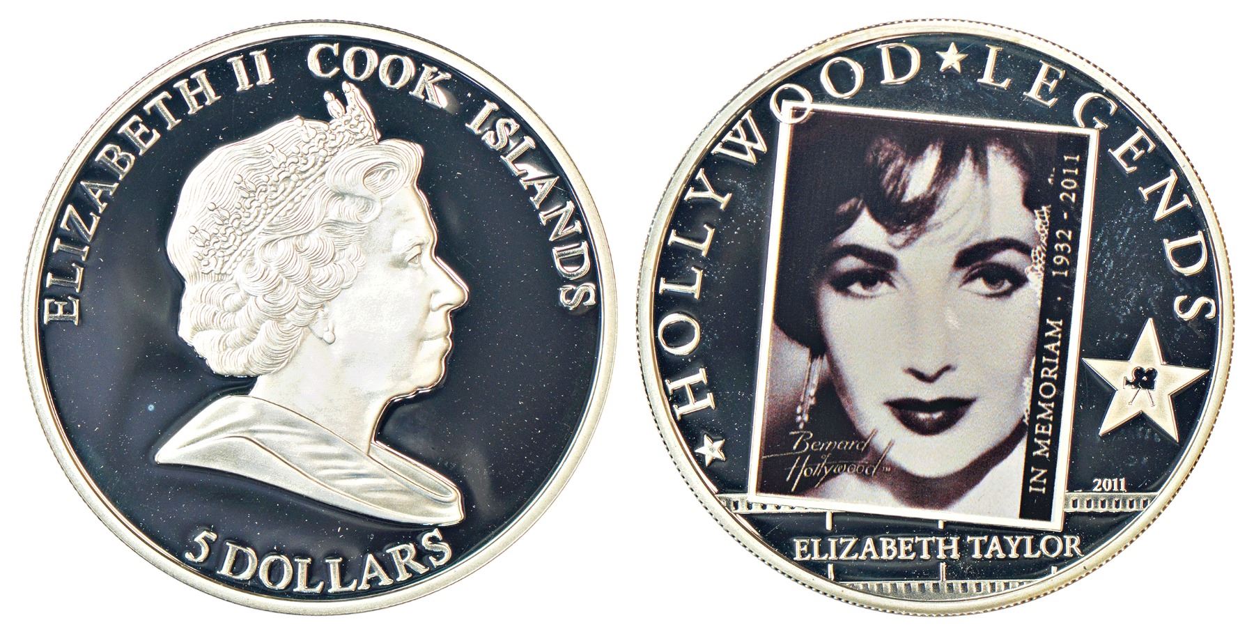 Foreign: Cook Island, Elizabeth II (1952-2022 AD), Liz Taylor in ...