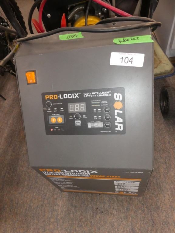 Pro-logix 12/24V battery charger