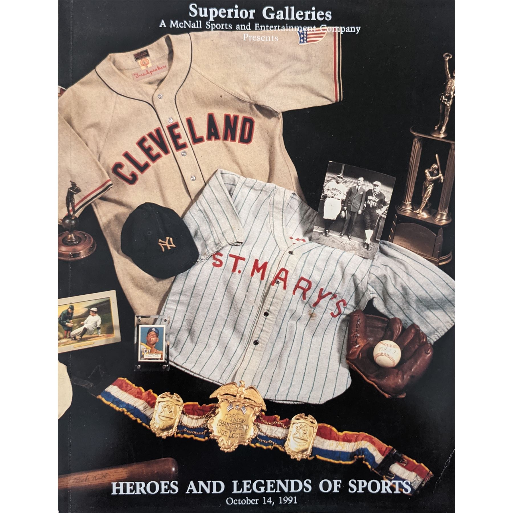 Superior Galleries Heroes and Legends of Sports Magazine October 1991