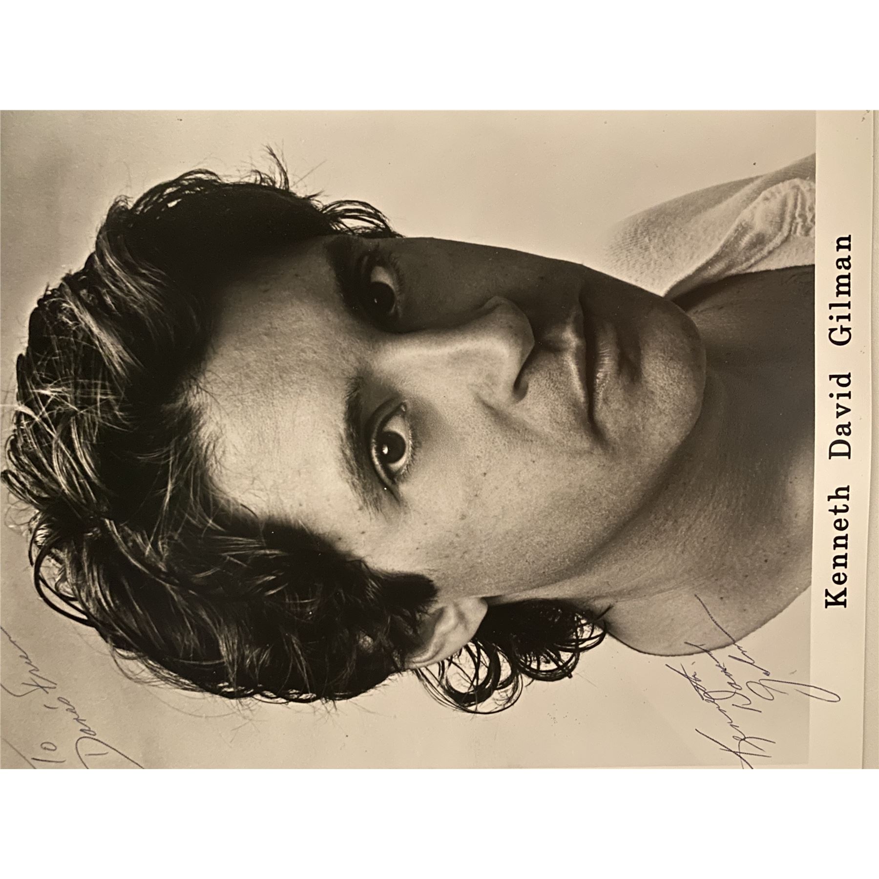 Kenneth David Gilman signed photo