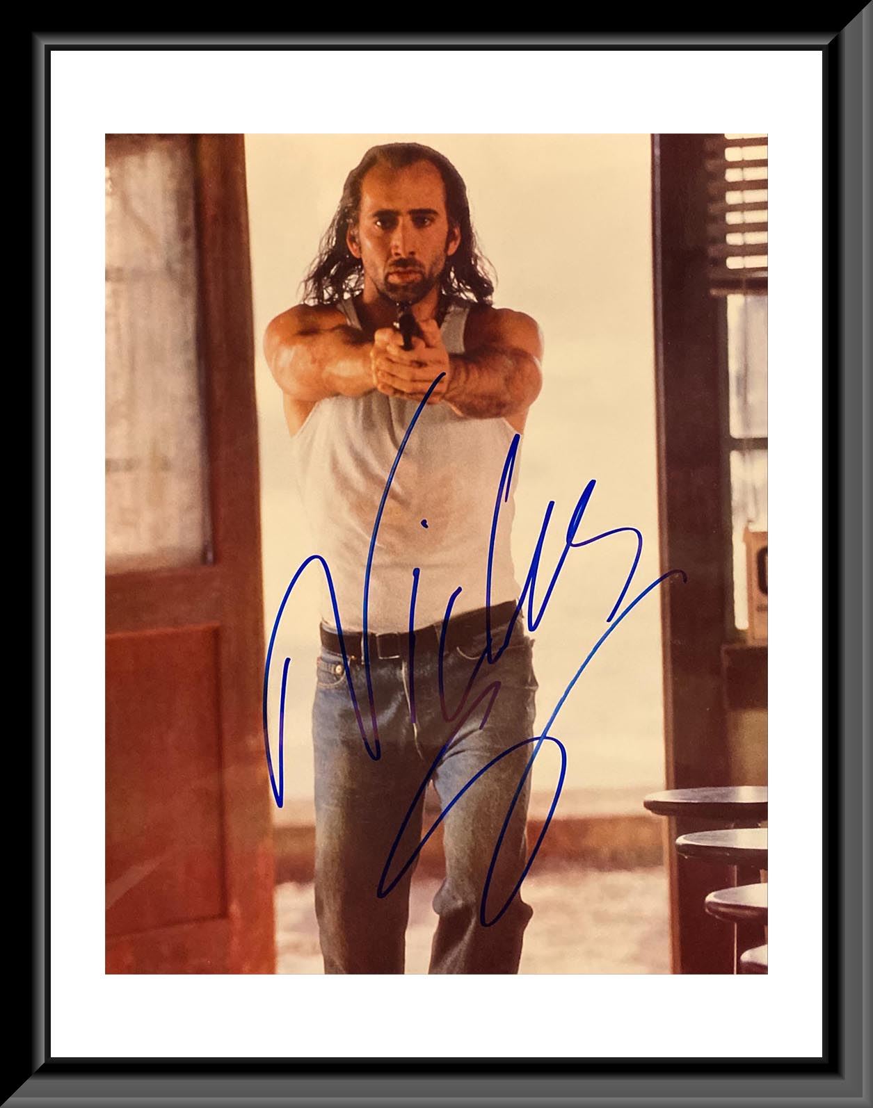 Nicolas Cage signed movie photo. 8X10 Inches