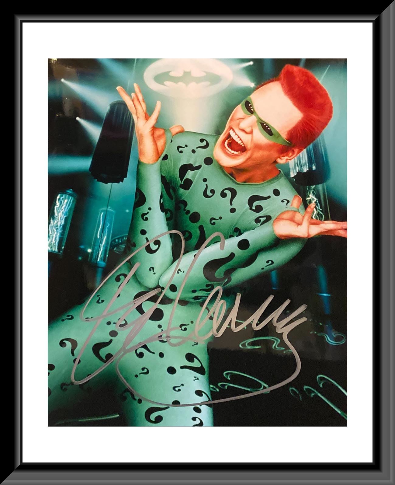 Batman Forever The Riddler Signed Movie Photo Autographed by Jim Carrey ...
