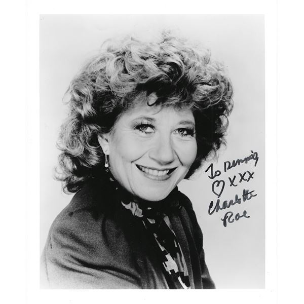 Charlotte Rae signed photo