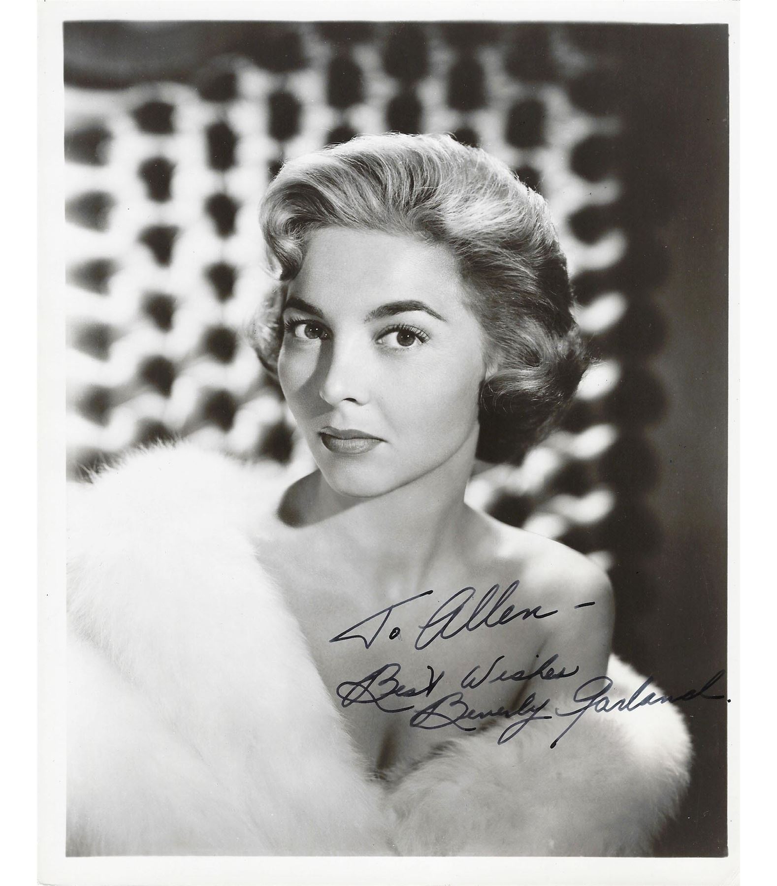 Beverly Garland signed photo