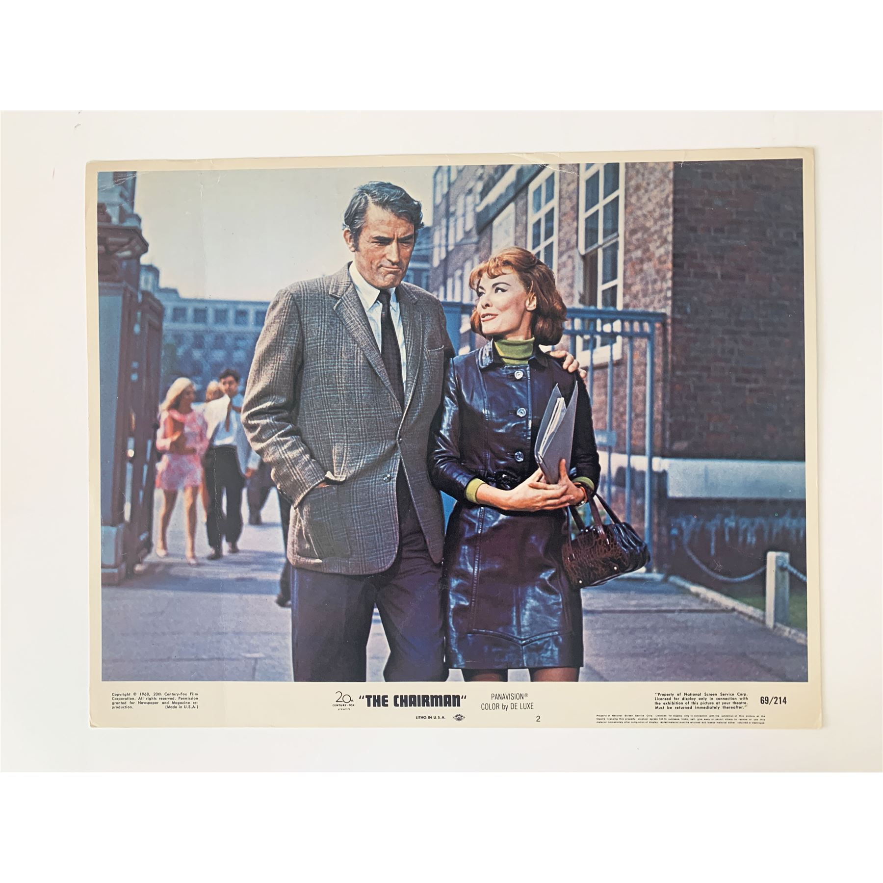 The Chairman original 1969 vintage lobby card