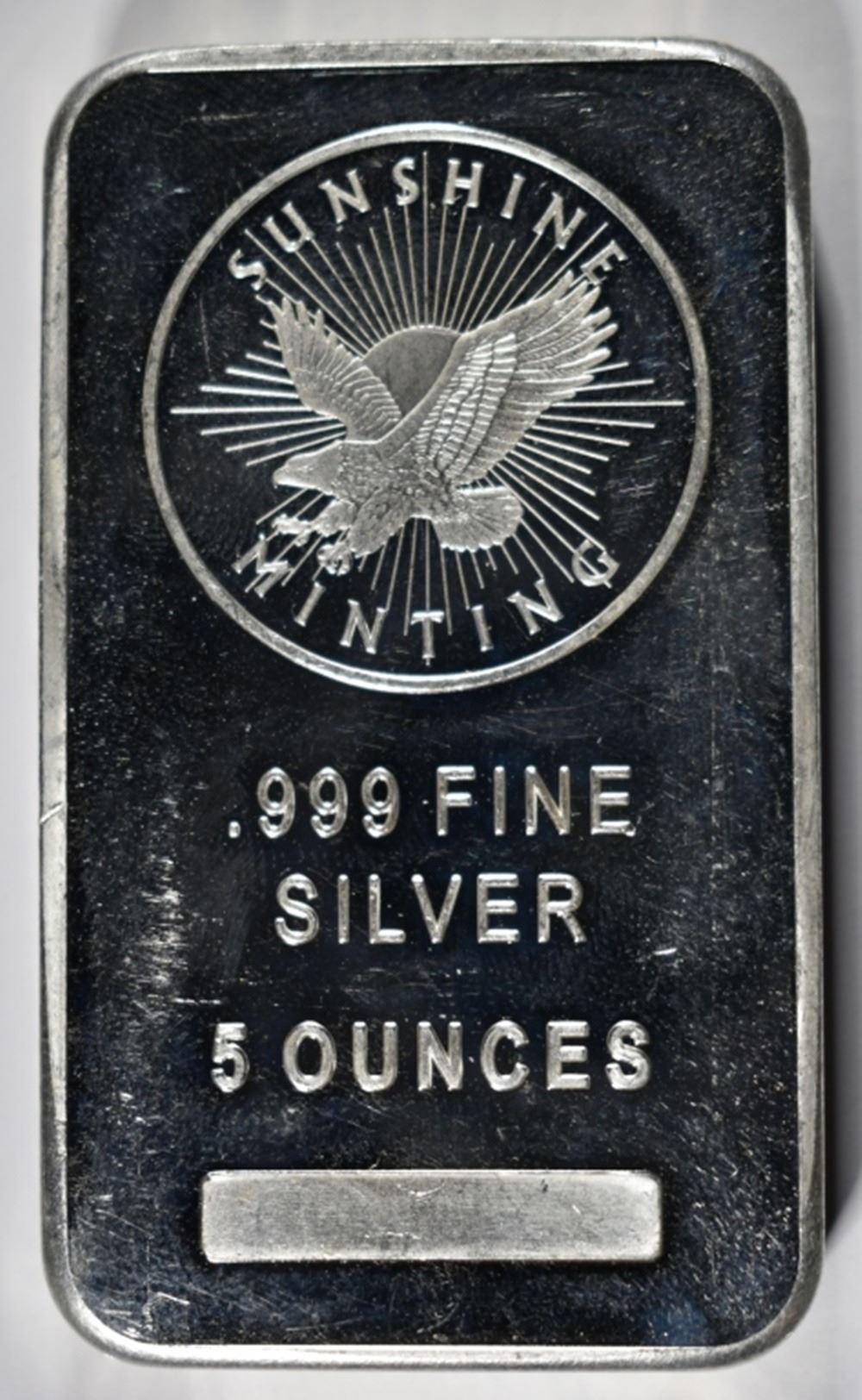 FIVE OZ .999 SILVER BAR