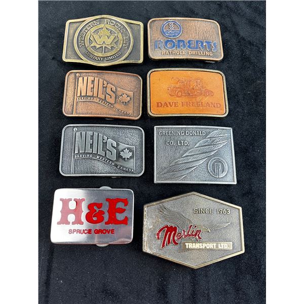 Assorted Belt Buckle Lot Sunrise Estate Services Ltd