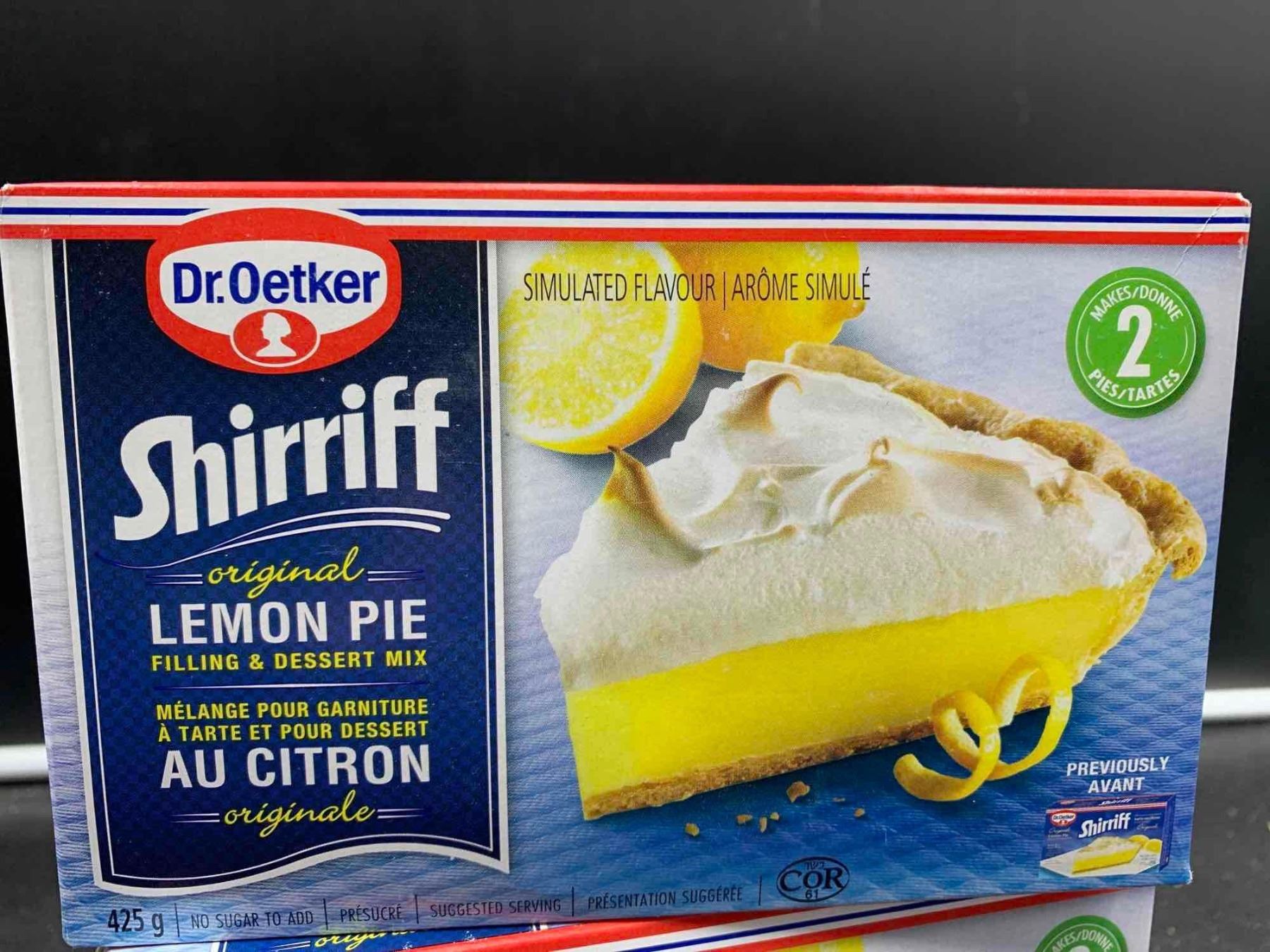 Dr Oetker Shirriff Original Lemon Pie Filling Dessert Mix 2 X 425g dr-oetker-shirriff-original-lemon-pie-filling-dessert-mix-2-x-425g
