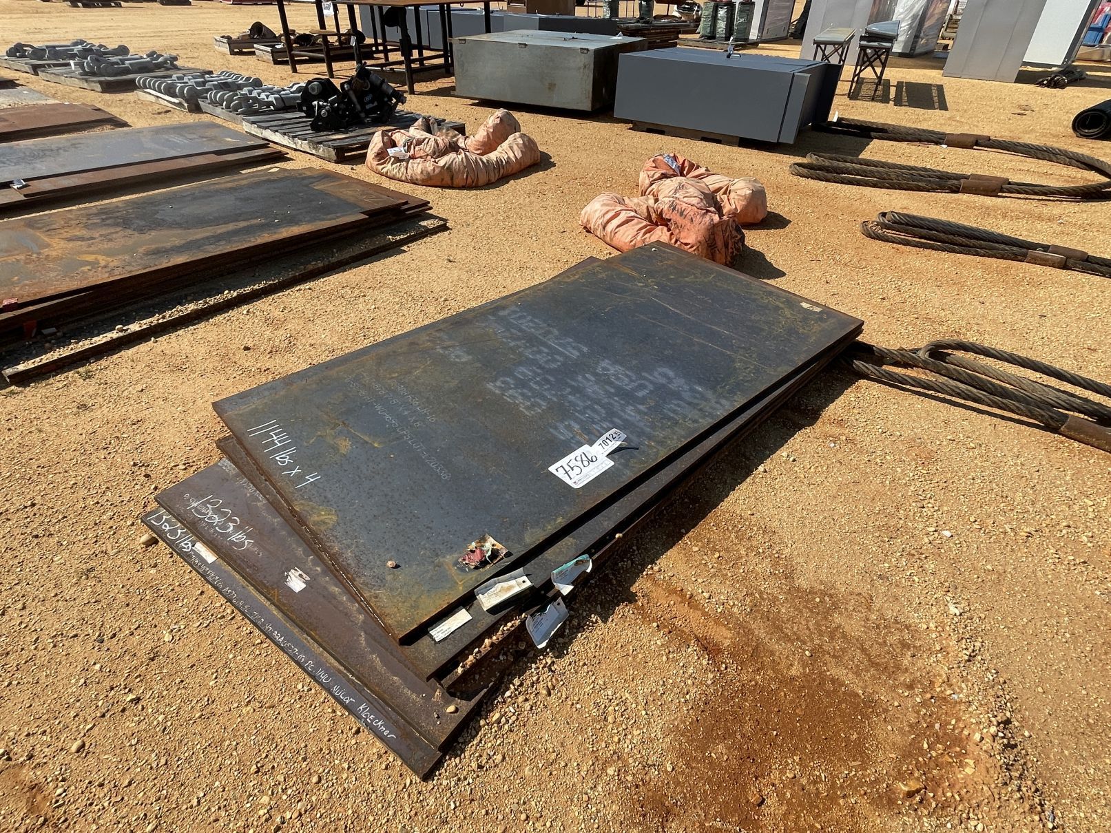 6 4 X 8 X 7 8 Steel Plate J M Wood Auction Company Inc