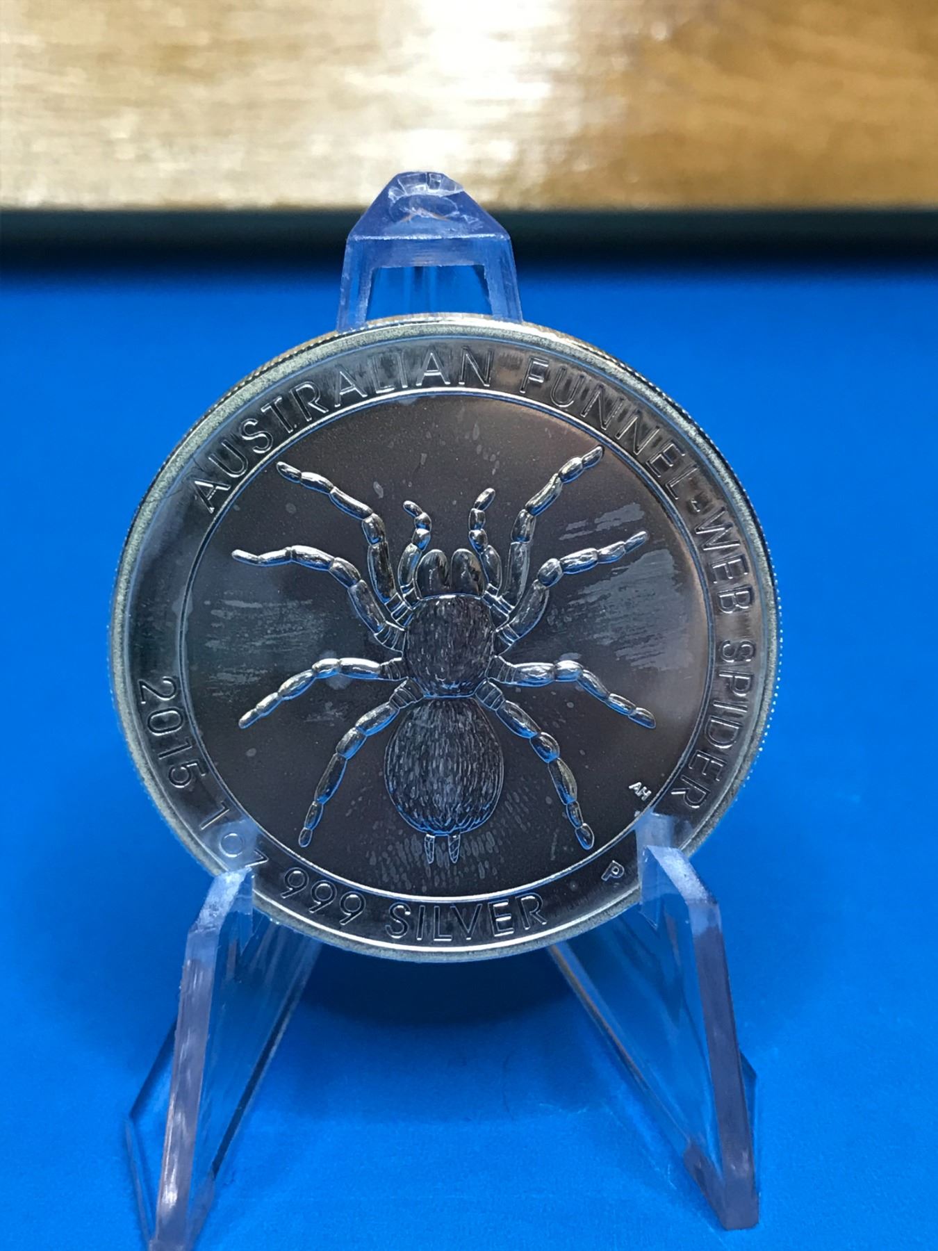 1oz Spider Coin (White Spots)